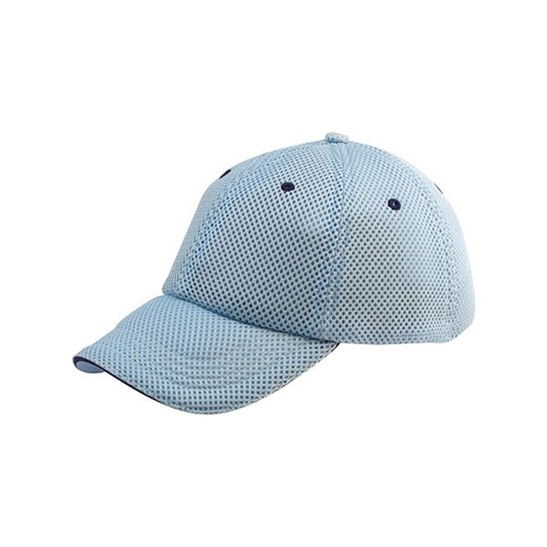 Bulk Mega Flex Mesh Fitted Cap Blue Navy - Wholesale Sock Deals