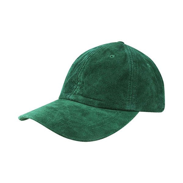 Bulk Suede Cap Dark Green - Wholesale Sock Deals