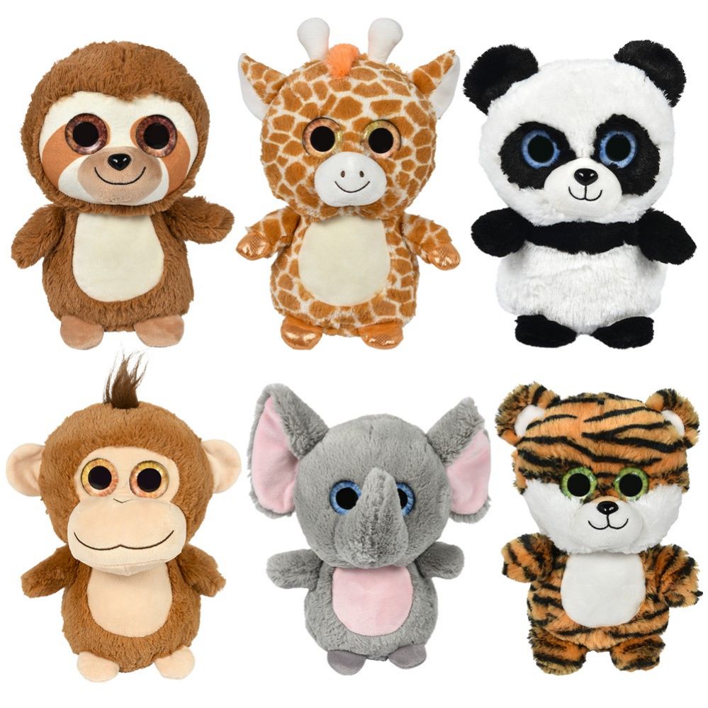 Bulk T14-9 inch Plump Pal Jungle 48pcs - Wholesale Sock Deals