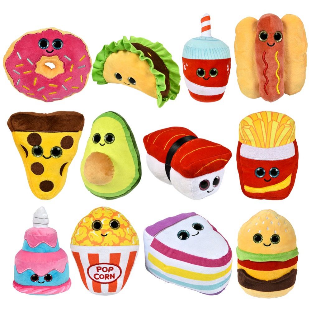 108 pieces Small Food Plush Assortment 6 inch 108pc - Plush Toys - at ...