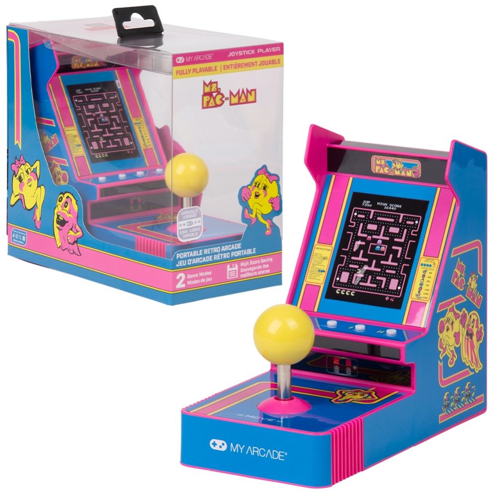 Bulk My Arcade Pac-Man Joystick Portable - Wholesale Sock Deals