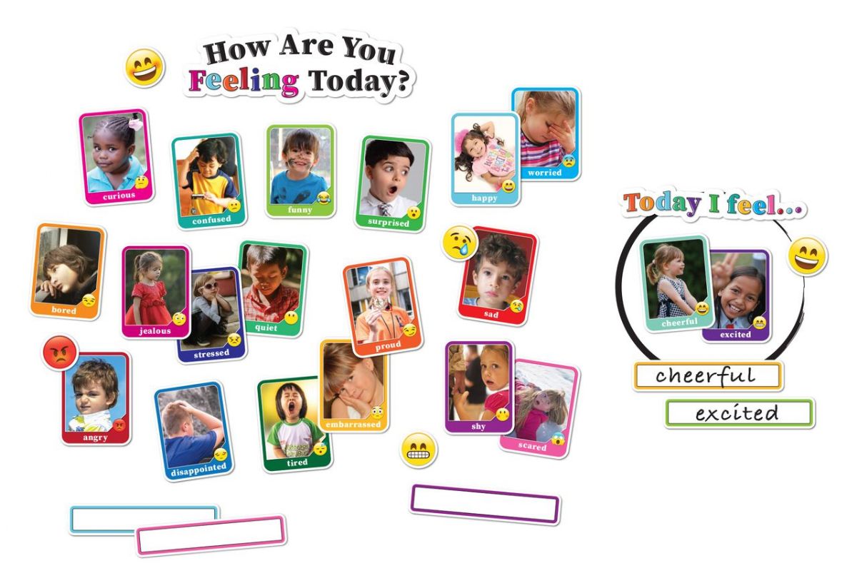 24 Sets Smart Poly Mini Bulletin Board Set, Pictures Emotions, How Are ...