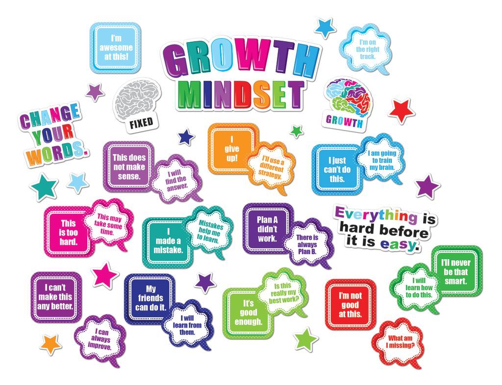 Bulk Smart Poly Board Set, Growth Mindset - Wholesale Sock Deals