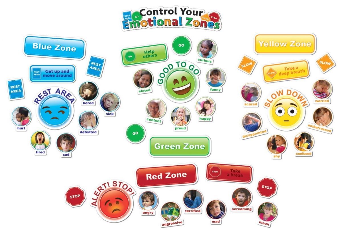 24 Sets Smart Poly Mini Bulletin Board Set, Stop Light Behavior ...