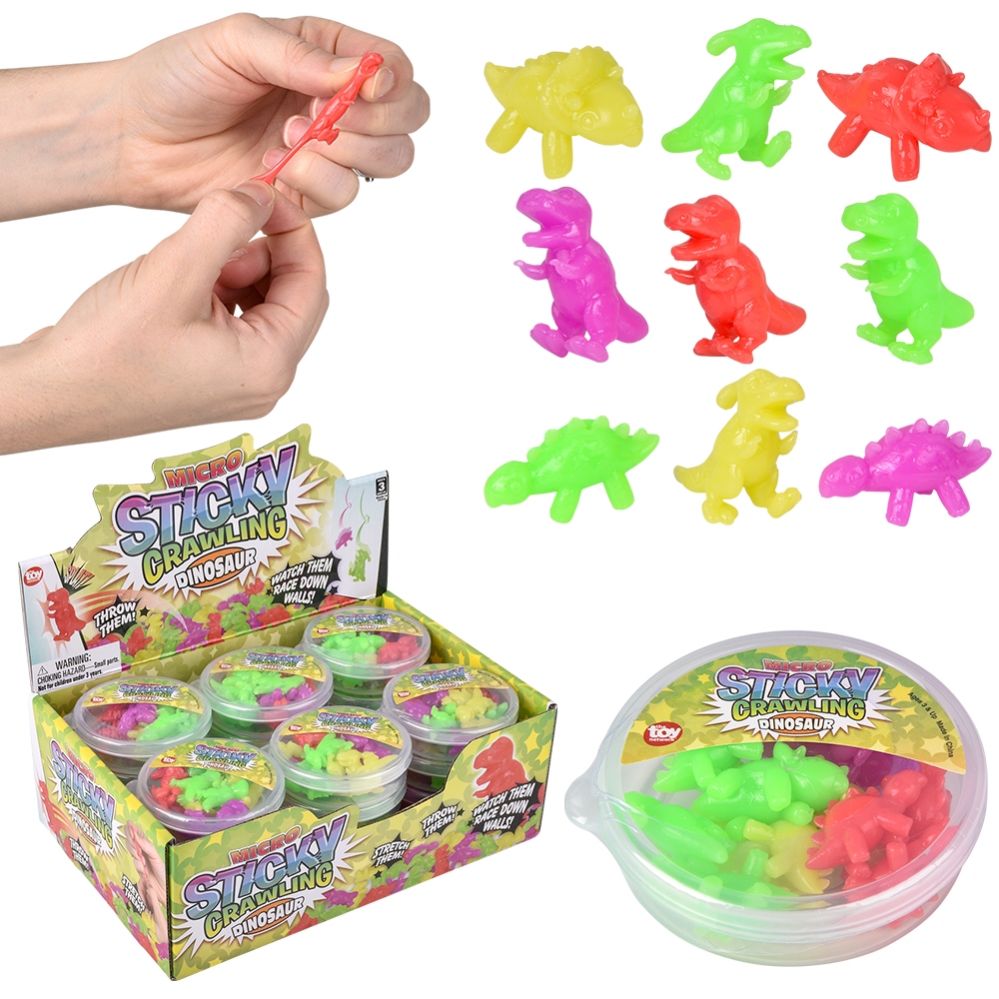 288 pieces Micro StretcH-Icky Dinosaur 24ct - Slime & Squishees - at ...