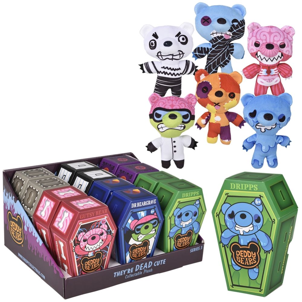 24 pieces 5 inch Deddy Bears Coffin Assortment 12ct - Plush Toys - at ...
