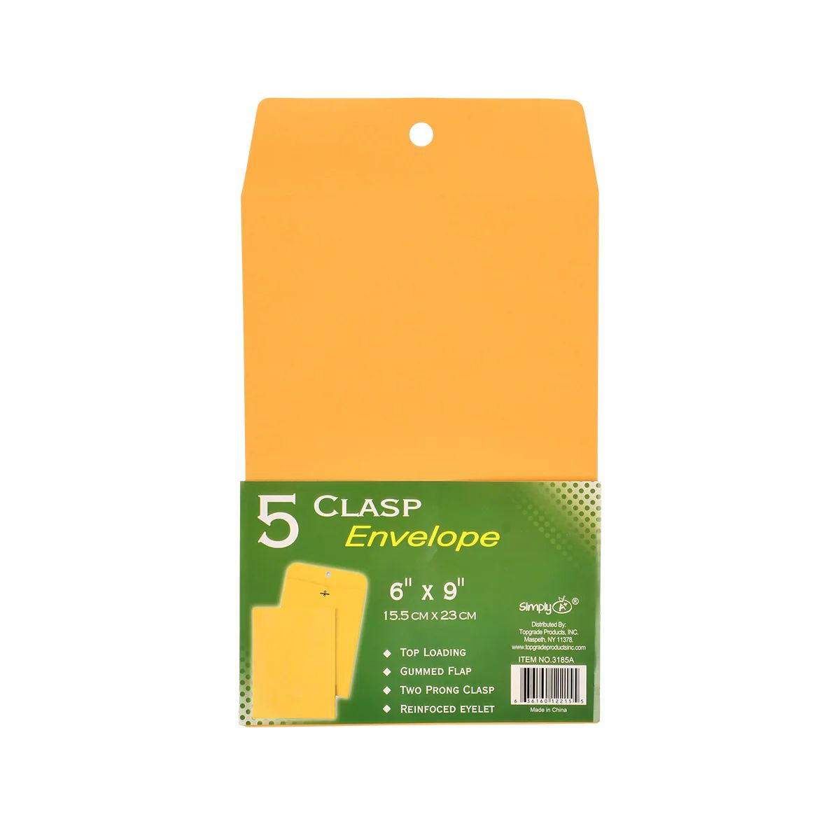 96 Pieces 6x9" 5-Piece Clasp Envelope - Envelopes - at - alltimetrading.com