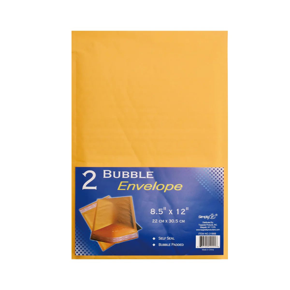 Bubble Envelope 8.5x12"/2ct - SB