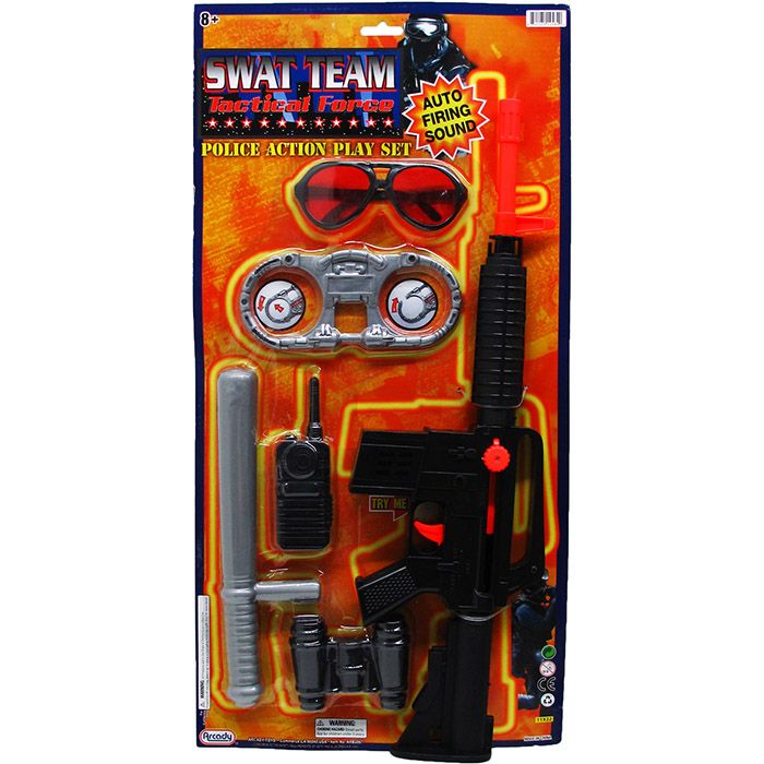 6 pieces 19" P/b AK-47 Toy Rifle Play Set Tied On Card - Boys Toy Sets ...