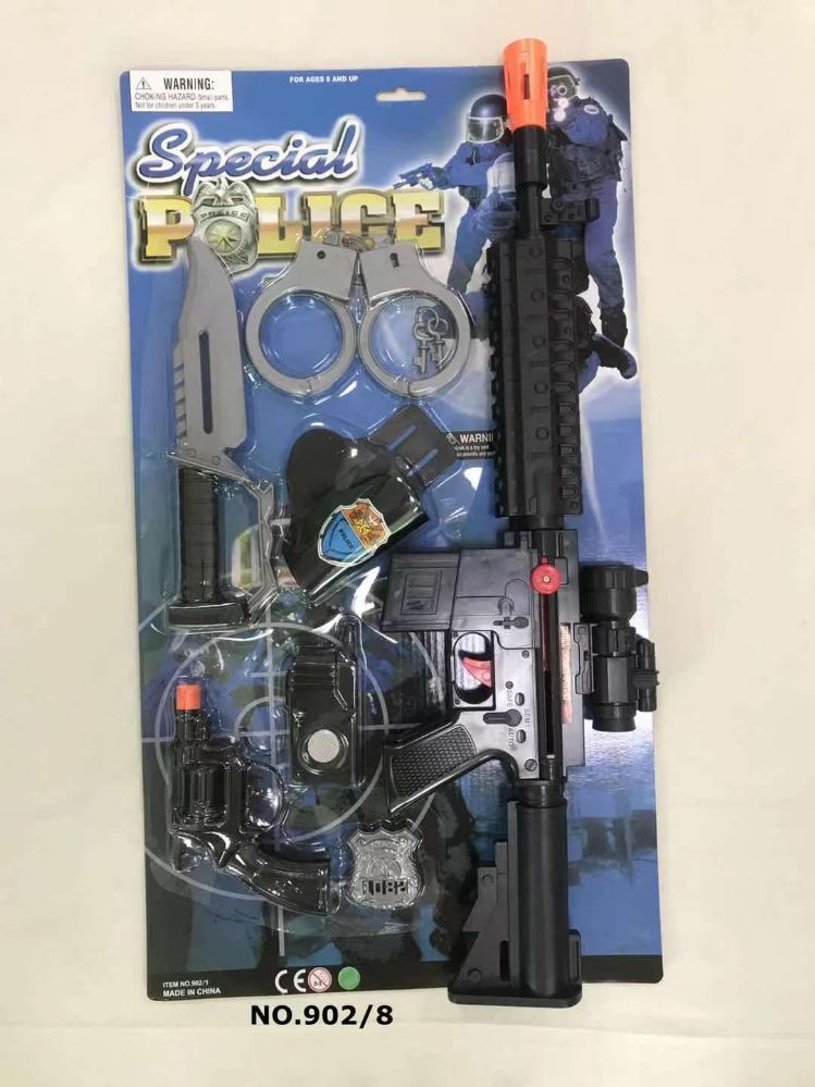 Police Force Machine Gun Set - SB