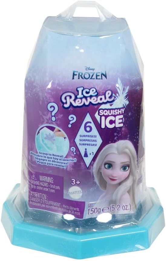 3 Wholesale Mattel Disney Frozen Ice Reveal Series 2 Squishy Ice ...