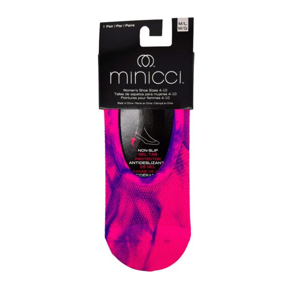 Bulk Pink & Purple Tie Dye Socks M/L 4-10 - Wholesale Sock Deals