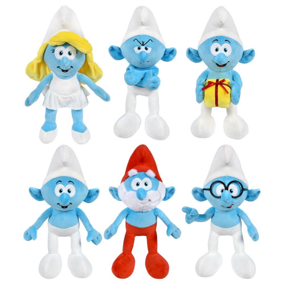 Bulk 14-inch Smurfs Plush Assortment - Wholesale Sock Deals