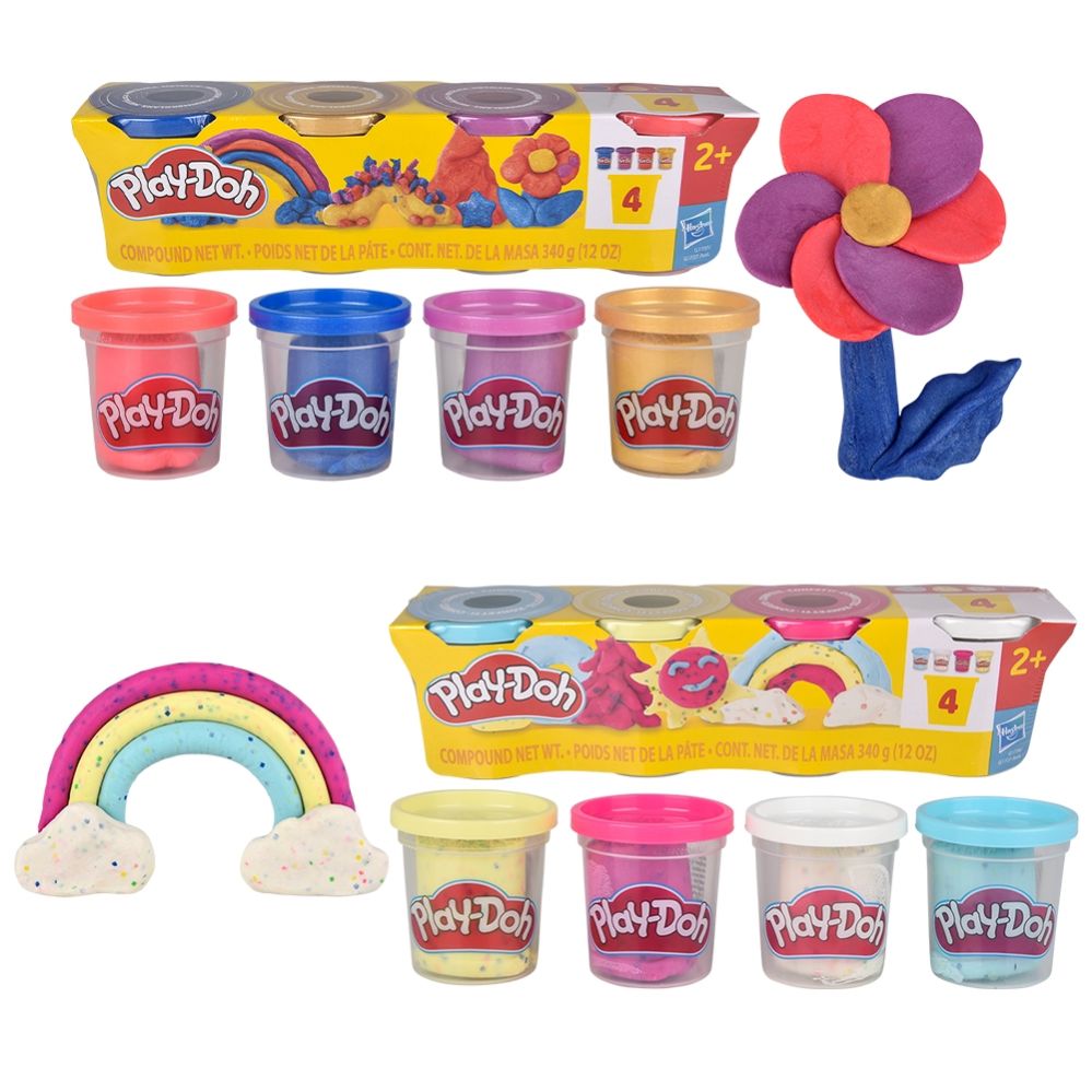 4 pieces Hasbro PlaY-Doh Specialty Compound 4ct - Clay & Play Dough ...