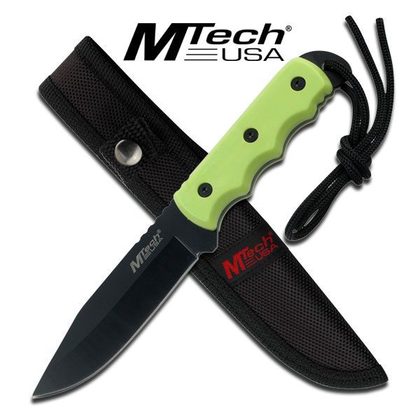 15 Pieces 8 inch Full Tang Blade With Nylon Fiber Handle And Lanyard ...