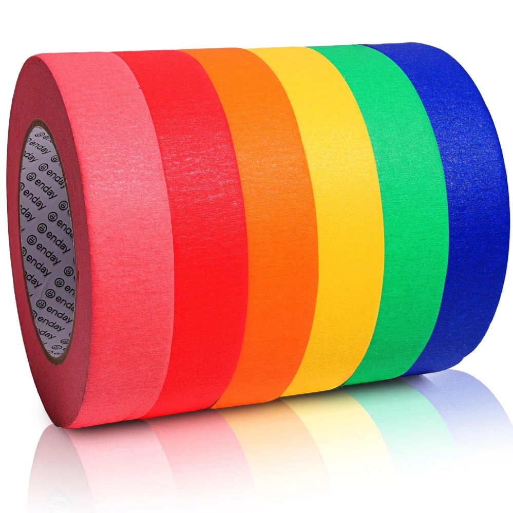 Bulk Assorted Color Masking Tape - Wholesale Sock Deals