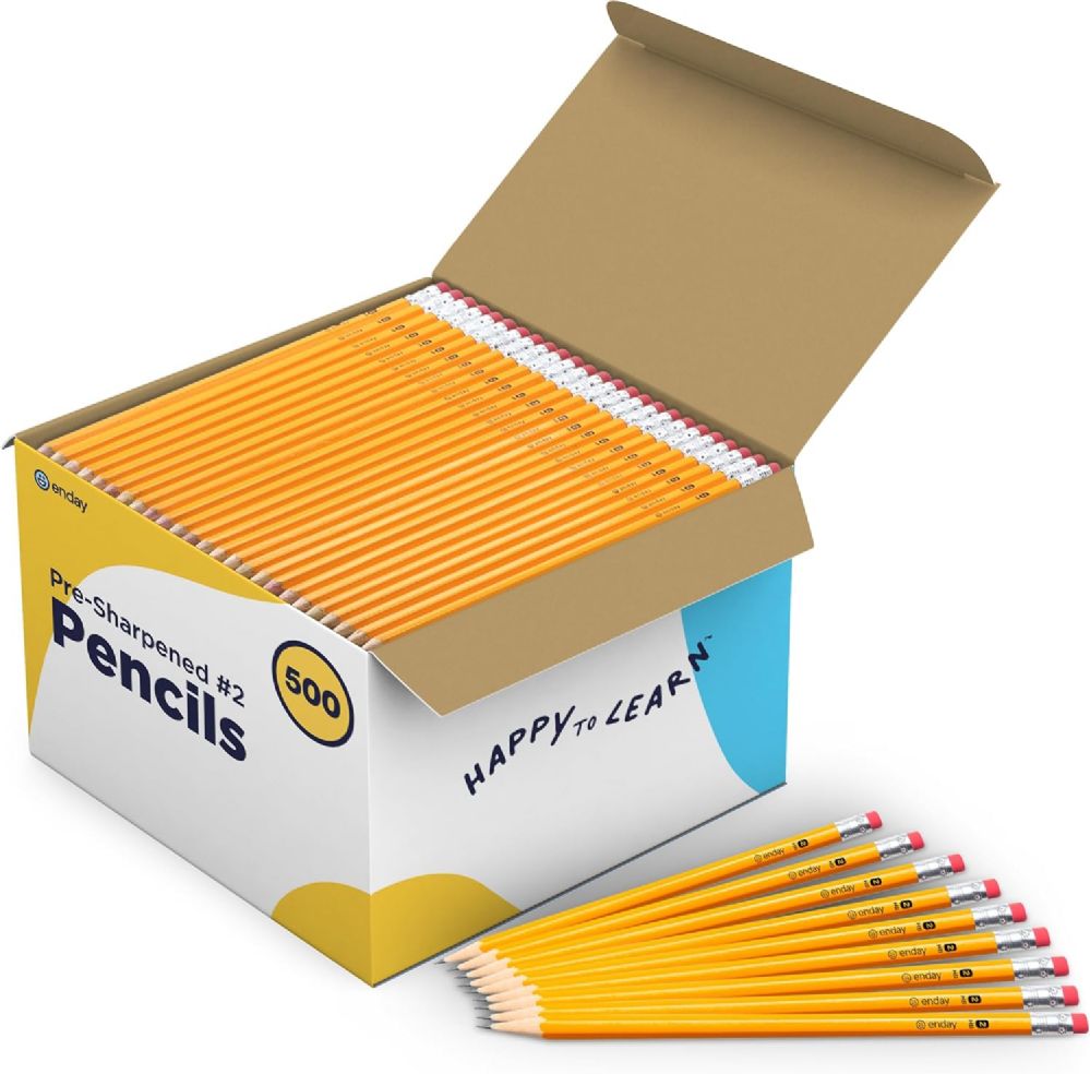 4 pieces #2 Premium Presharpened Pencil (500/count) - Pens & Pencils ...