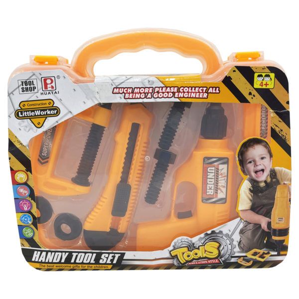 Bulk Kids' Toy Tool Set with Carrying Box - Wholesale Sock Deals