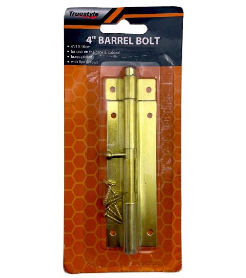 48 Pieces 4in Barrel Bolt - Hardware Gear - at - alltimetrading.com