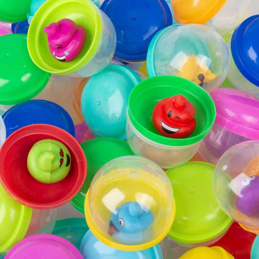 250 pieces 1.1-inch Poop In 2-inch Capsule - Bulk Novelty Prizes - at ...