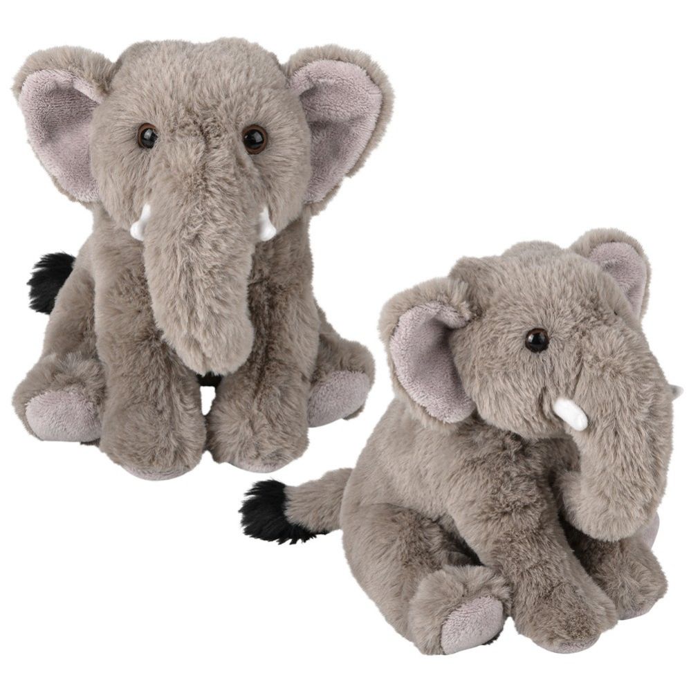 24 pieces (t) 8-inch Animal Den African Elephant - Plush Toys - at ...