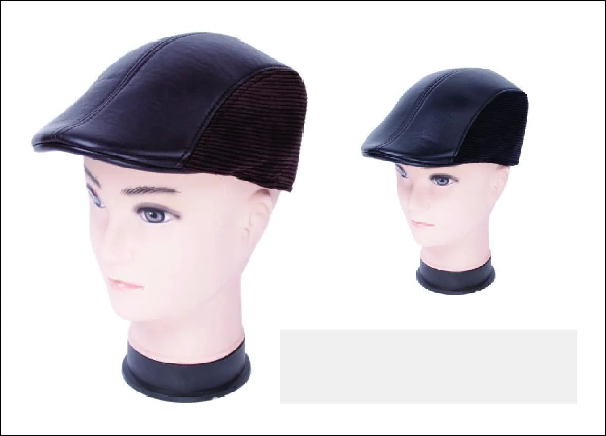 36 Pieces Men's Leather Driver Cap - Fedoras, Driver Caps & Visor - at ...