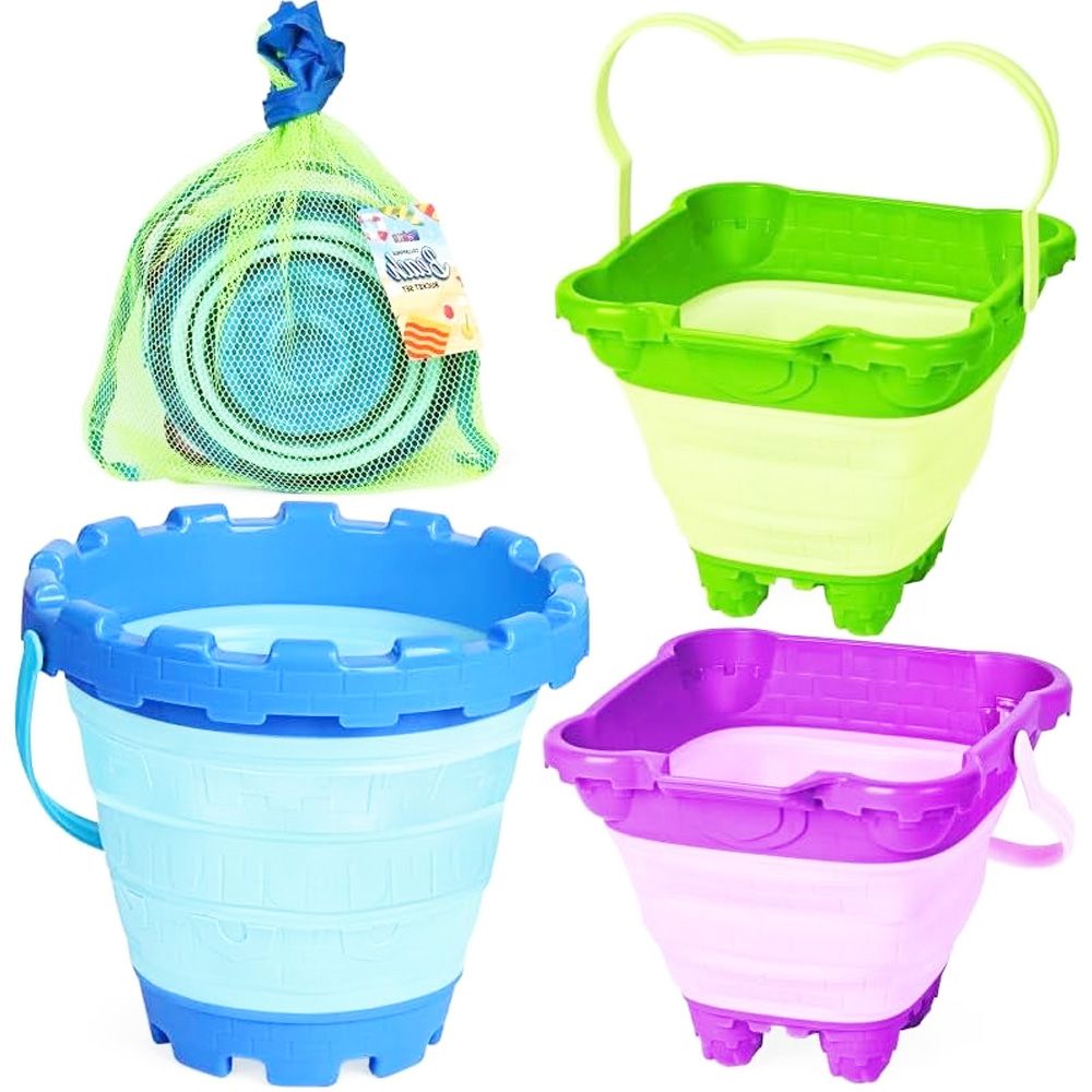 Bulk 13-pc Beach Bucket Playset - Wholesale Sock Deals