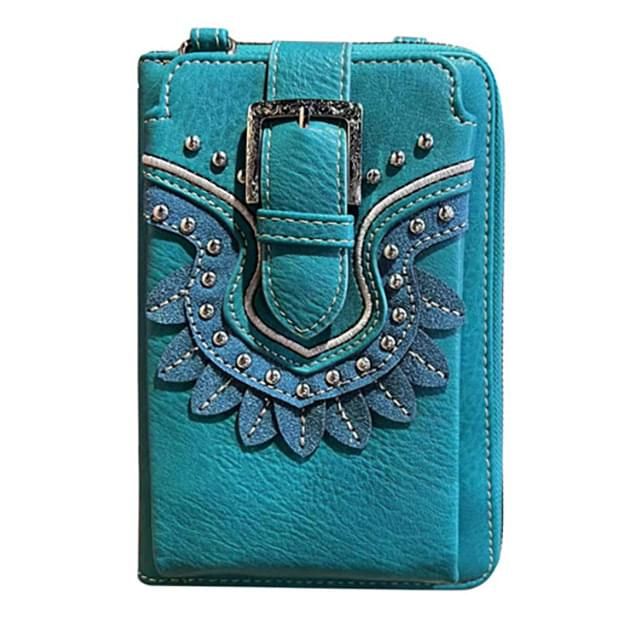 12 pieces Montana West American Bling Phone Wallet Crossbody ...