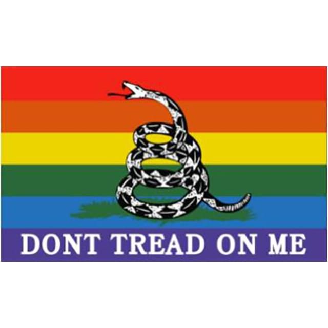 12 pieces Rainbow Gadsden Flags - 3' X 5' - Flag - at - alltimetrading.com