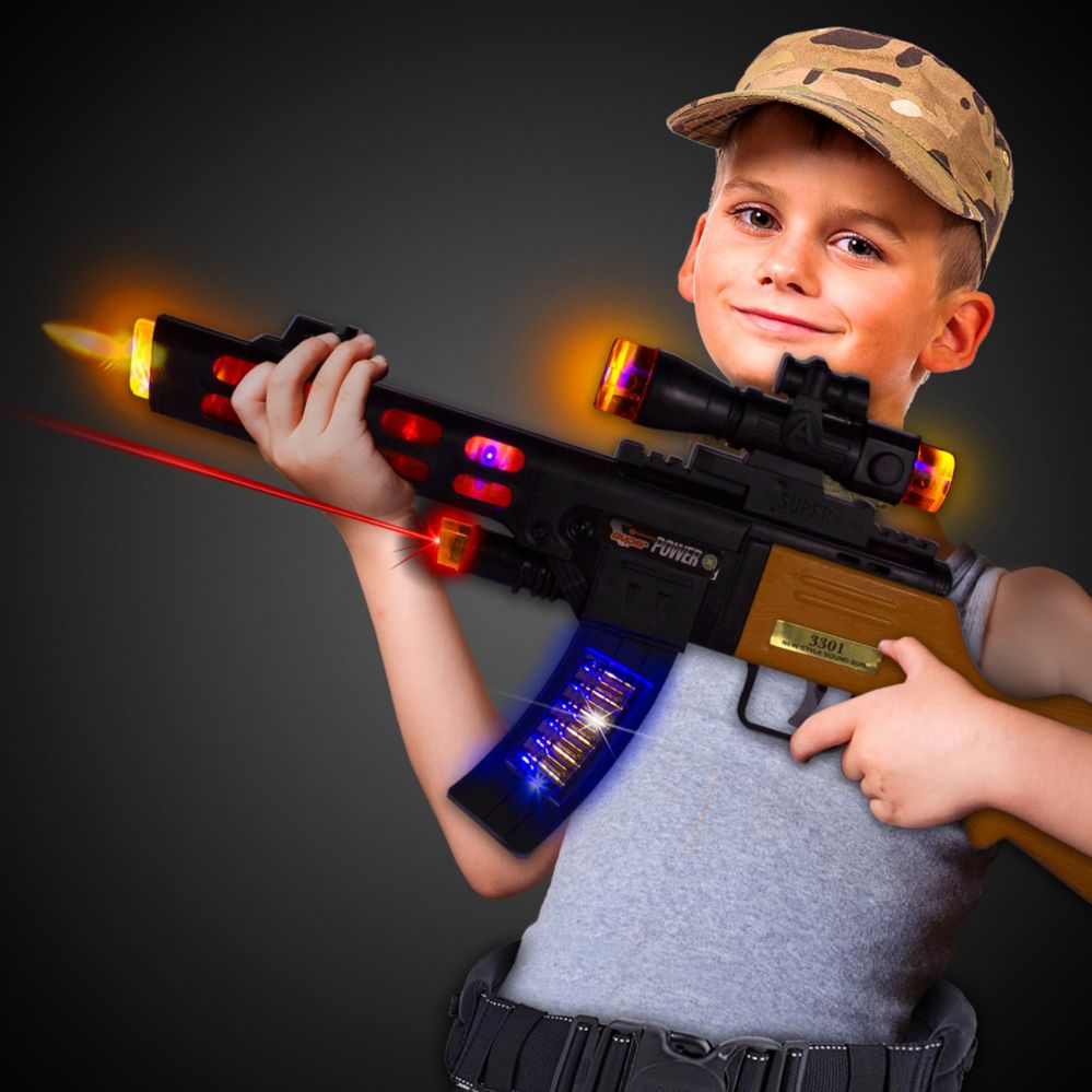 Bulk LED 16-inch Sniper Rifle - Wholesale Sock Deals
