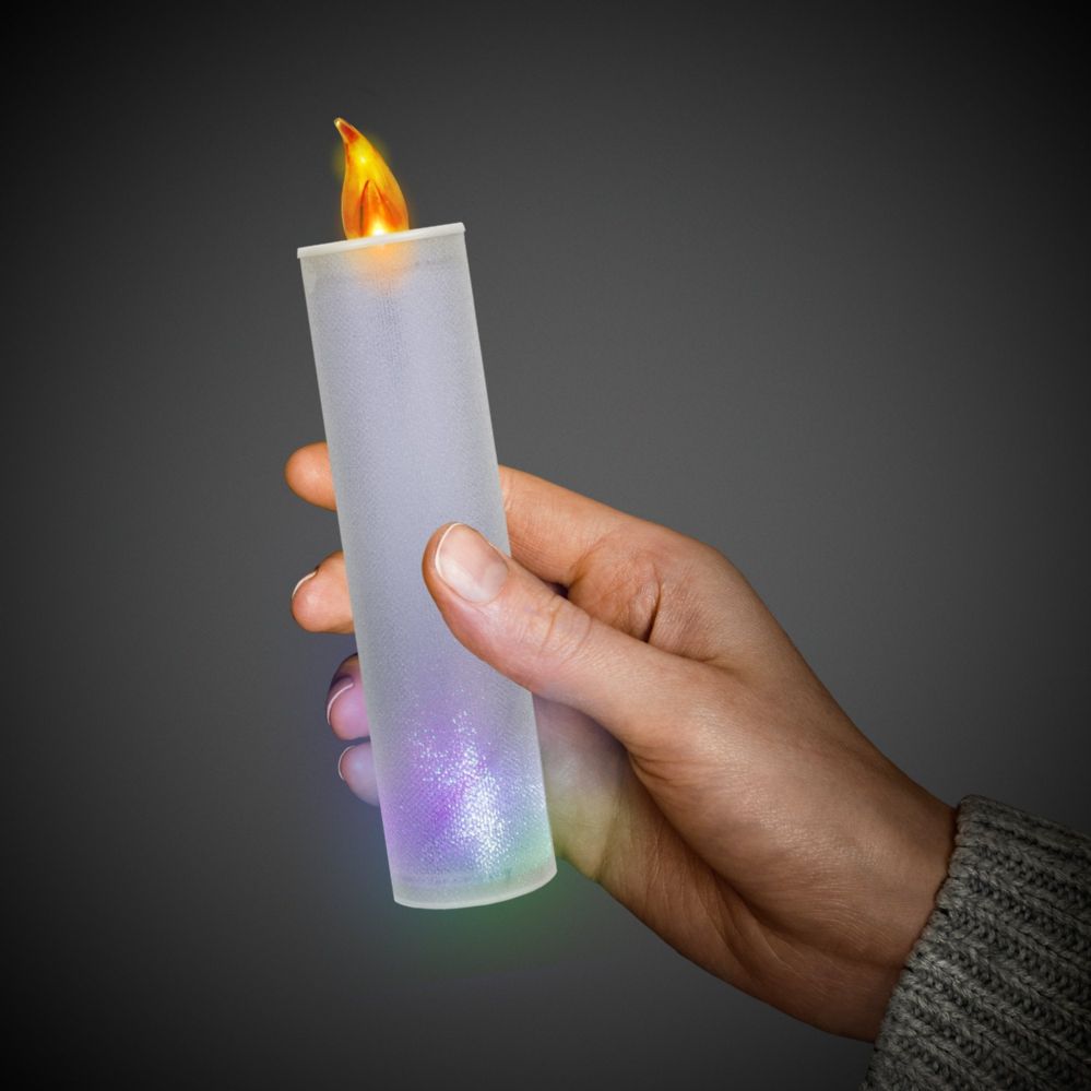 Bulk LED Flameless Glittered Candle - Wholesale Sock Deals