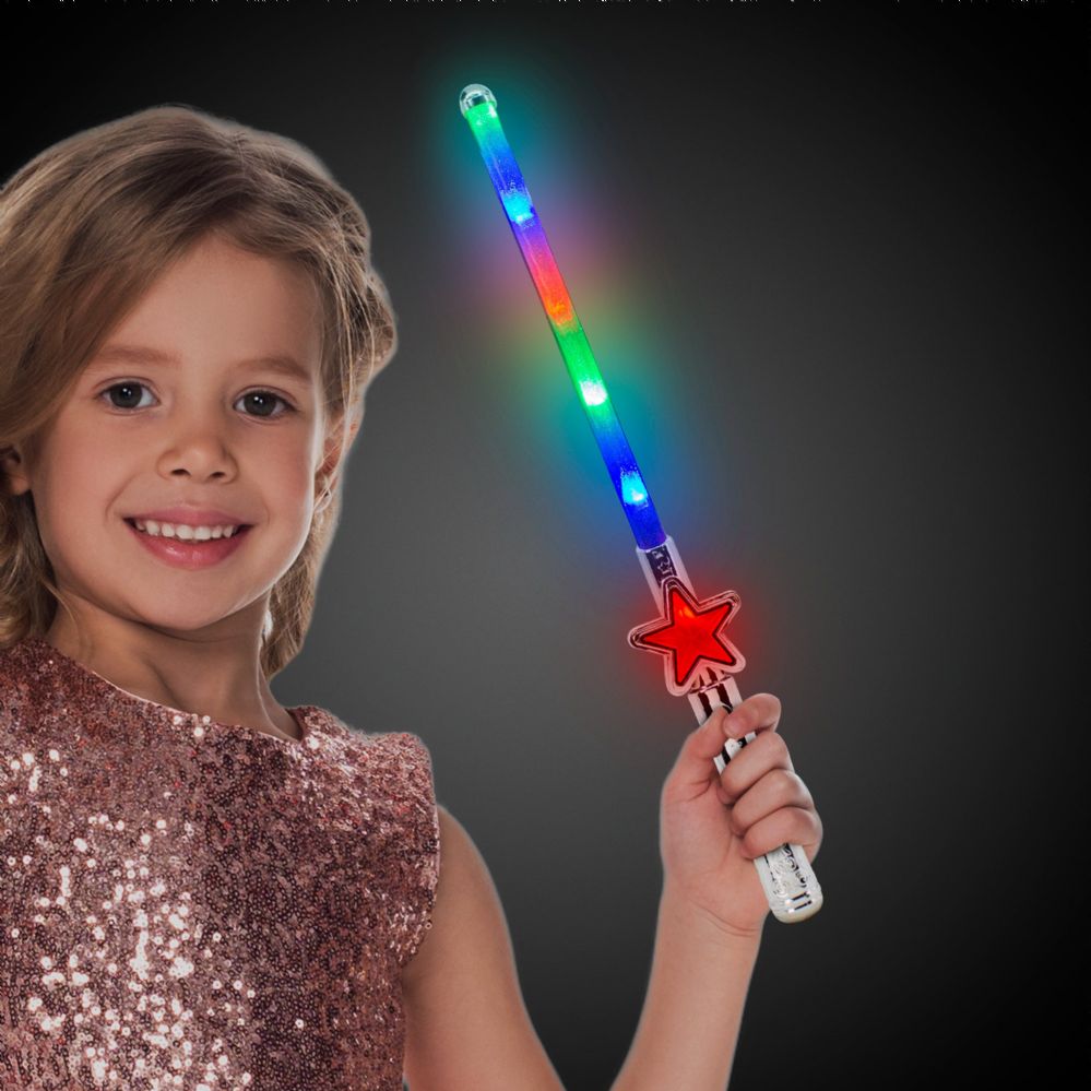 Bulk LED MultI-Color Star Wand - Wholesale Sock Deals