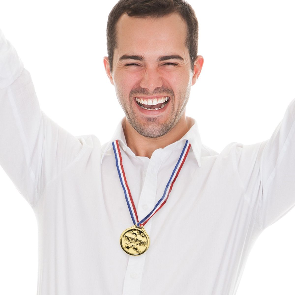 336 Pieces Gold Winner Medals - Costumes & Accessories - at ...