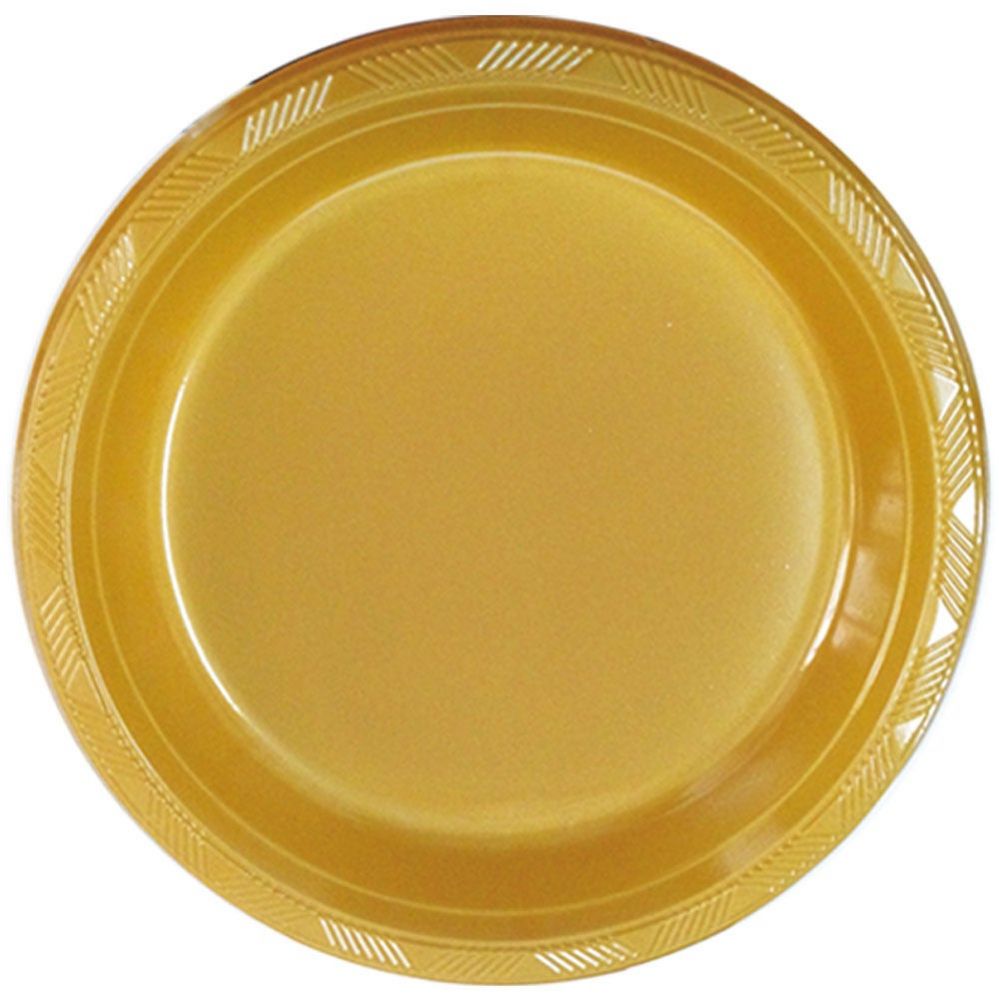 36 pieces 9"/10ct Pls Plate Gold 36s - Party Paper Goods - at ...