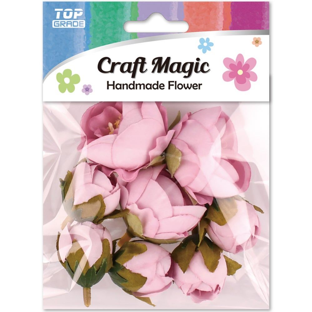 24 pieces 8ct Satin Flower Lavender Astd Dsgn Size - Artificial Flowers ...