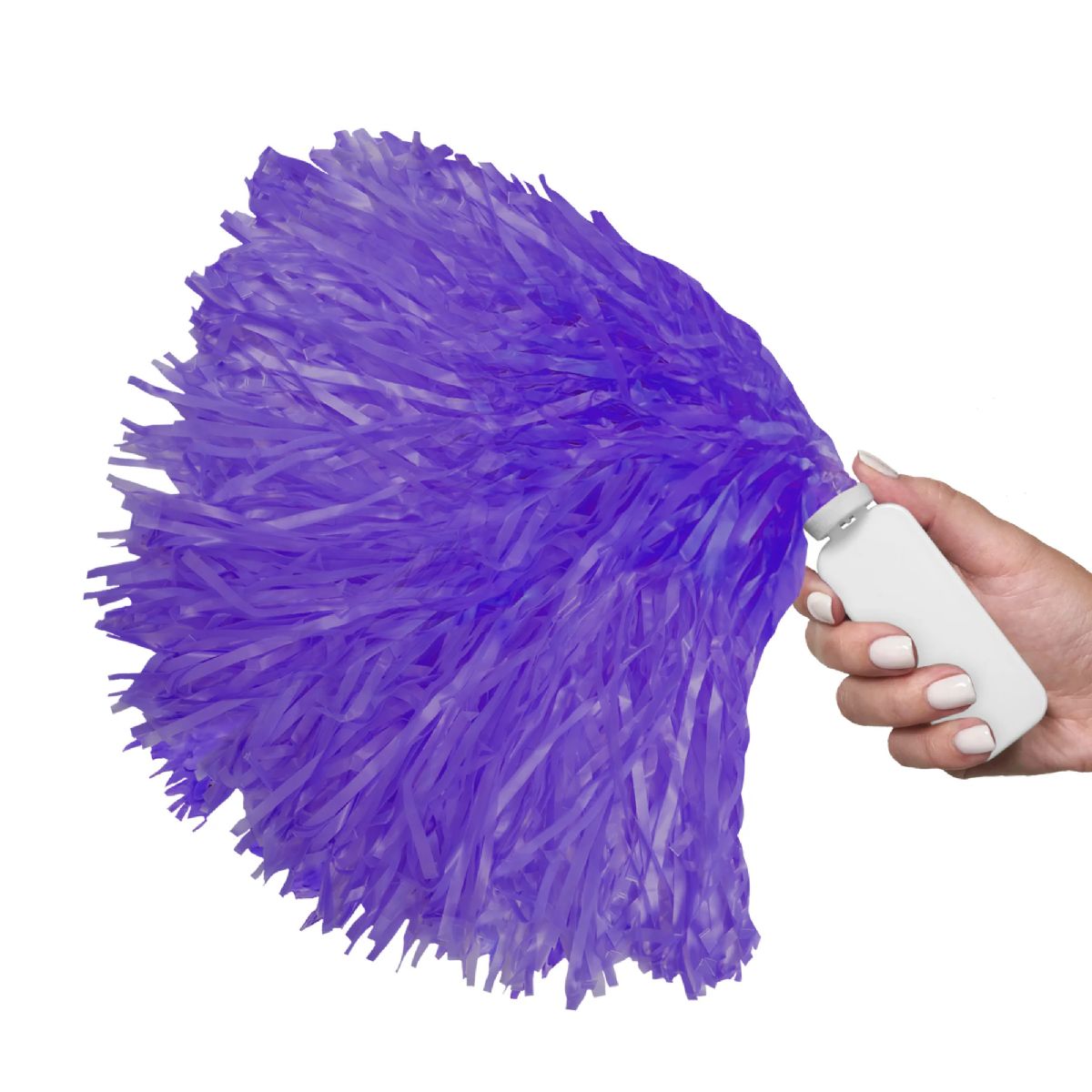 72 Pieces Purple 16-inch Pom Poms 12's - Costumes & Accessories - at ...