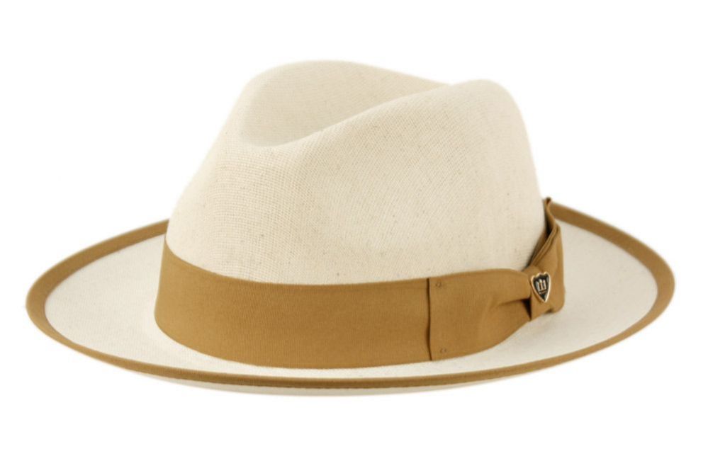 Richman Brothers Linen Fedora Hats With Grosgrain Band Assorted Natural ...