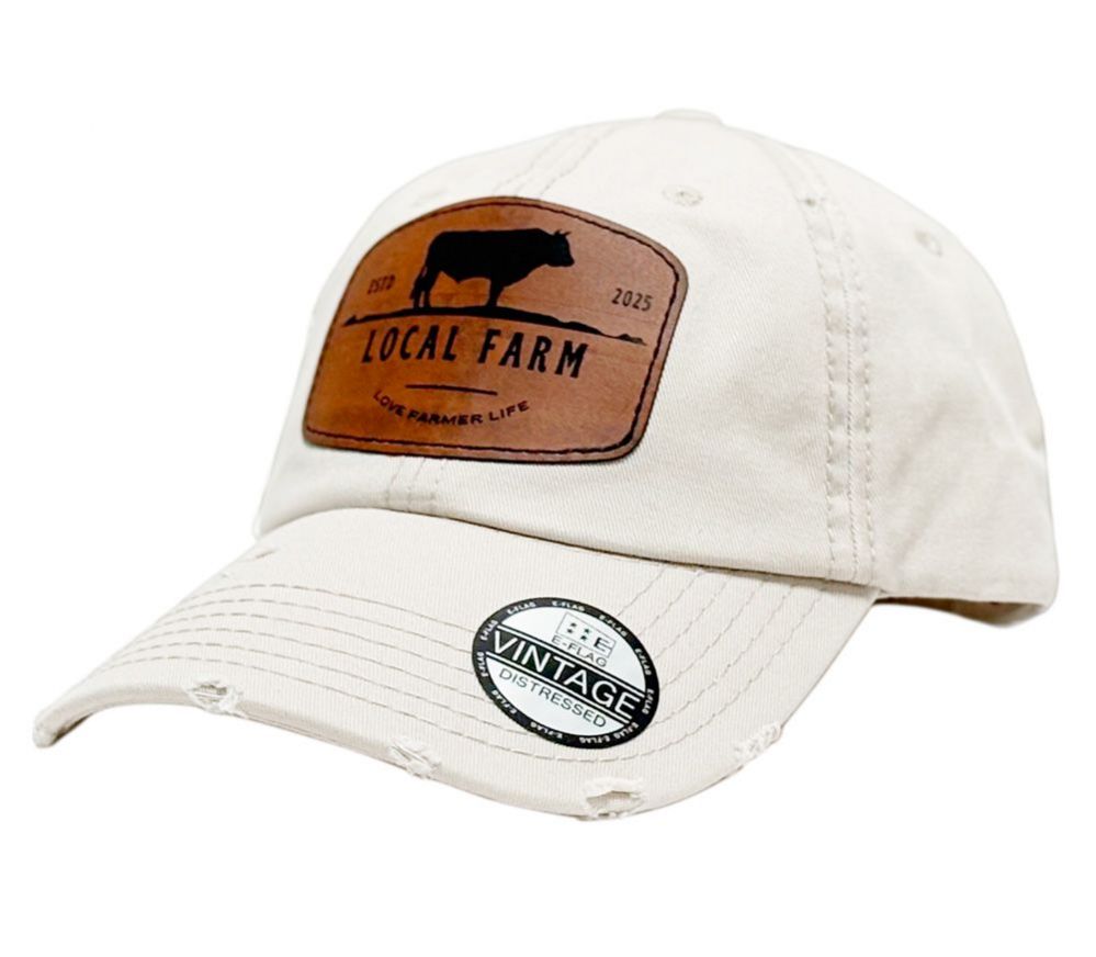 3 Wholesale Design Patch Distressed Washed Cotton Caps Stone - WSD