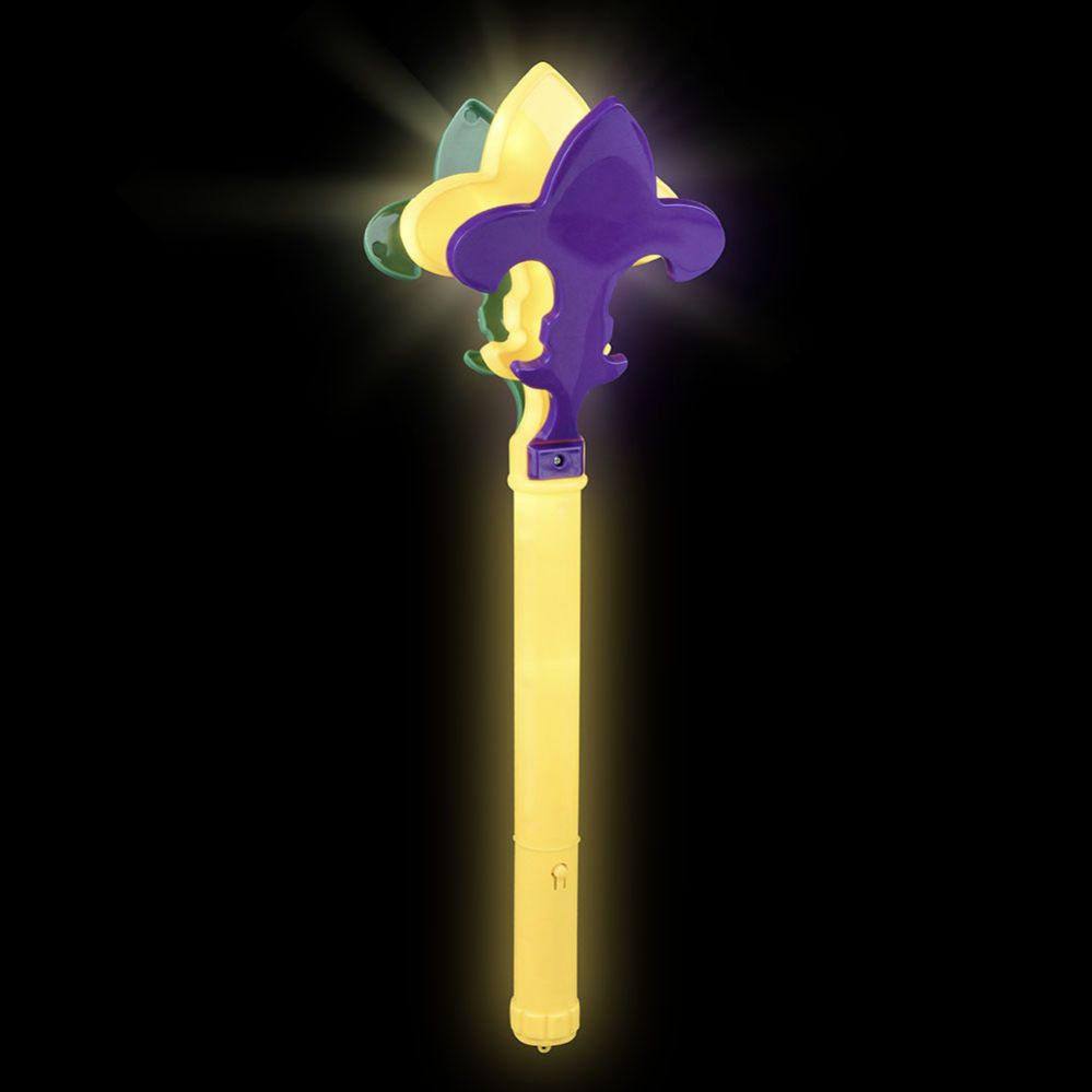 120 pieces 15" LighT-Up Fleur De Lis Clapper - Light Up Toys - at ...