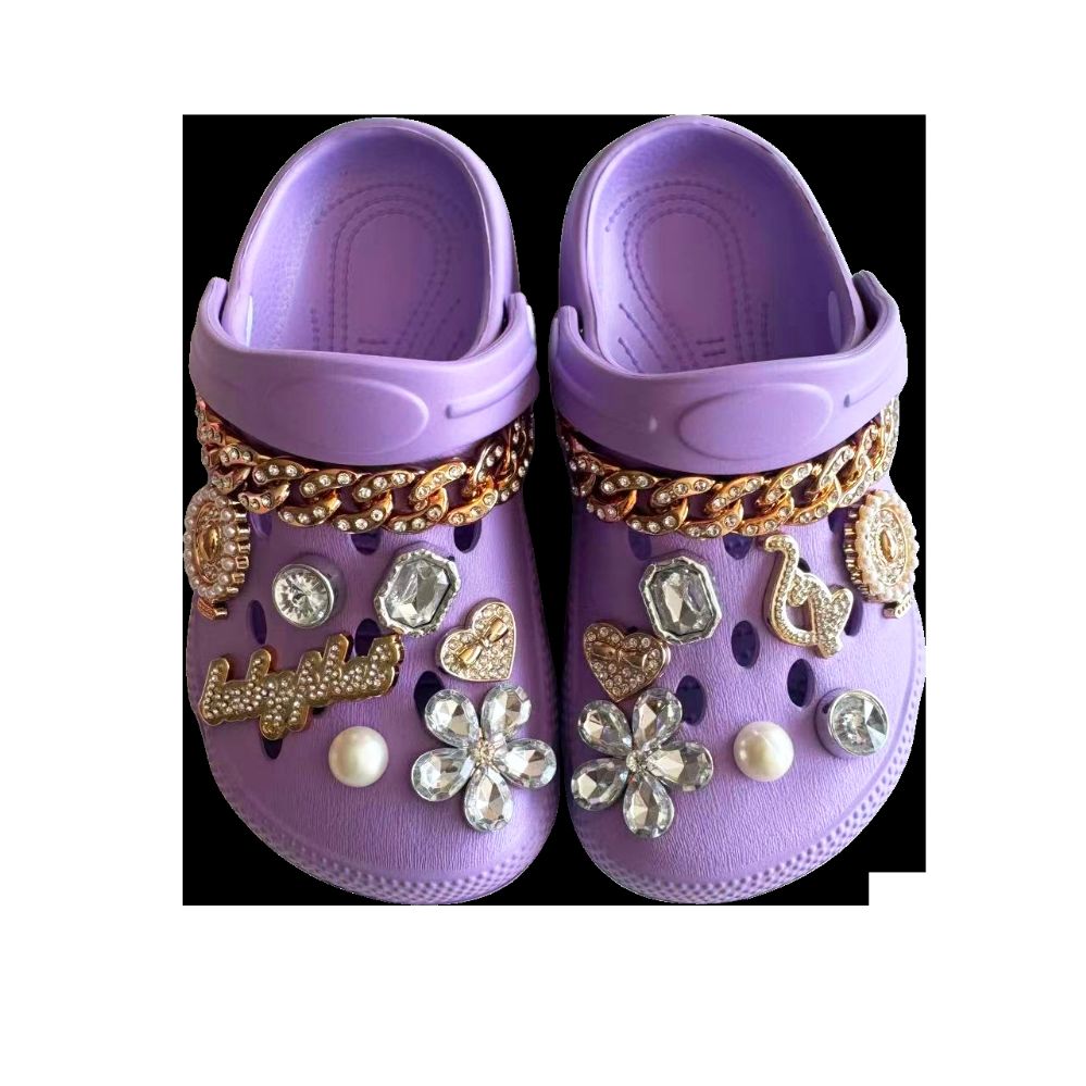 12 pieces Little Girl Jewel Clog (11-3) - Store - at - alltimetrading.com