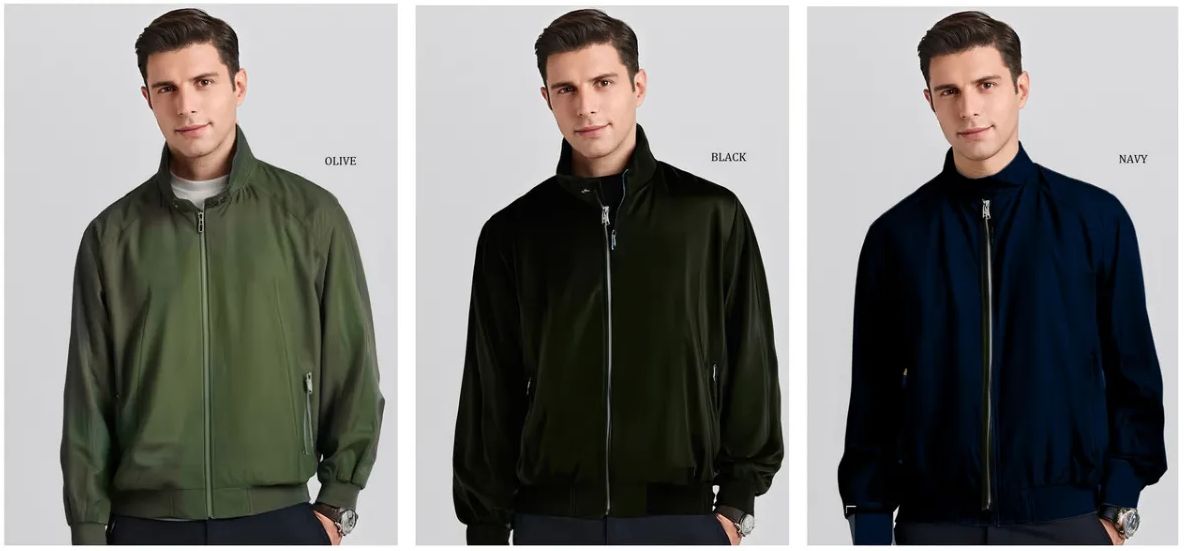 12 Pieces Men's Nylon Windbreaker In Assorted Colors - Package A - Mens ...