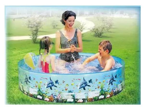 12 Wholesale Pop Up Round Kiddie Pool - 48" - WSD