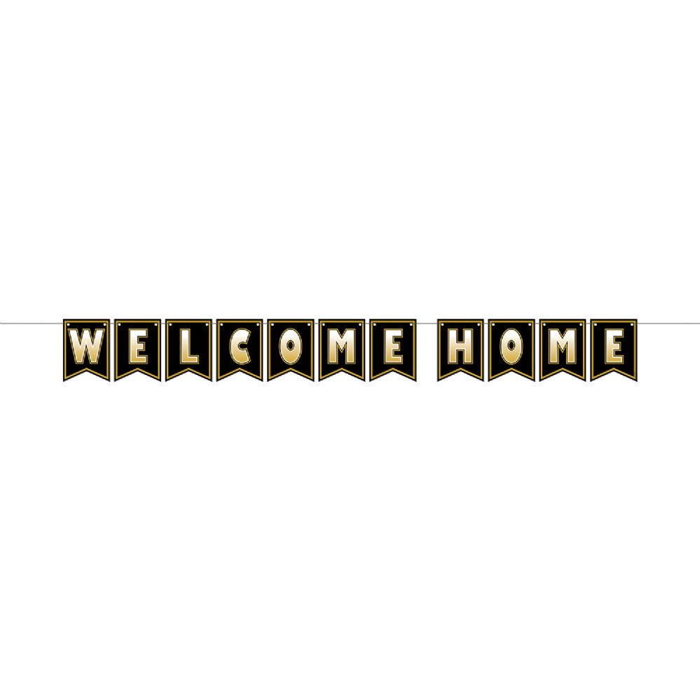 12 Pieces Welcome Home Streamer - Party Banners - at - alltimetrading.com
