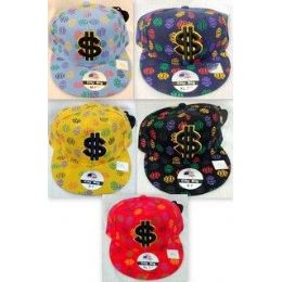 Fitted Cap Money Dollar Sign - at - socksinbulk.com - Socksinbulk.com